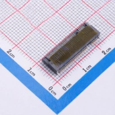 China 75 Position NGFF Socket AS Series SMT Horizontal Mount FOXCONN AS0BC26-S30BB-7H Memory Module Socket for sale