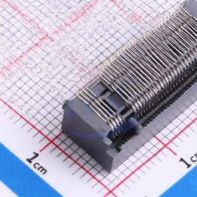 China Memory Module Socket NGFF SMT Type 75 Position 8.5mm Height FOXCONN AS0BC21-S85BM-7H Copper Alloy Contact for sale