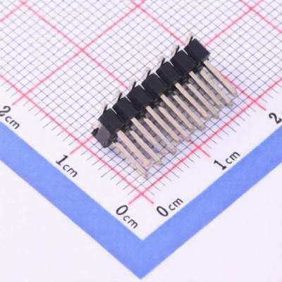 China Plastic height 25 mm dual row 254 pitch pin header surface mount HCTL PZ254-2-07-S electronic part for sale