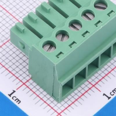 China Electrical connector HDGC HDGC381-M-5P 5 pole terminal block header for secure wiring connections for sale