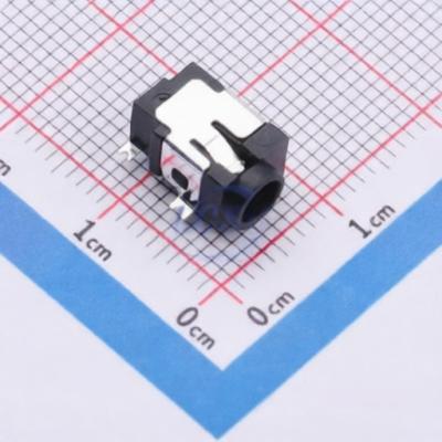 China Electronic DC Power Connector HMTCONN DC031A-B13 with Durable Brass and PPA Black Housing Components for sale