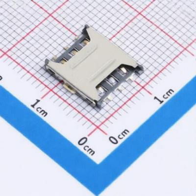 China Versatile SIM card connector HMTCONN SIM3023C-6P611-H135 compatible with Micro SIM and Nano SIM sizes for sale