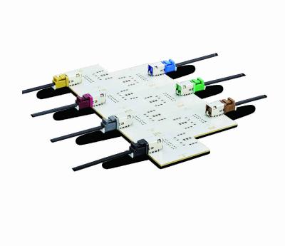 China Noise resistant shielded coaxial connector HRS GT43-1S-HU C featuring LVDS support and color coded mating keys for sale