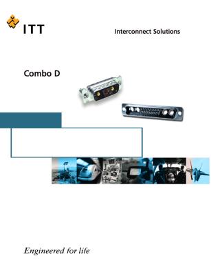 China Combo D PCB Connector ITT CANNON DD-60-20BA Featuring Coaxial Contacts and 90 Degree Mounting Style for sale