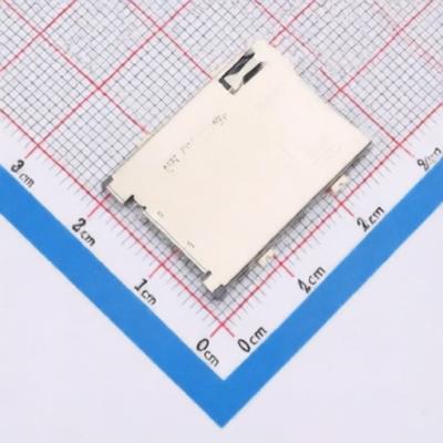 China 1.93H Push Push SIM Card Connector Featuring Card Detect Switch for SIM Interface JBL JBL 102014893 for sale