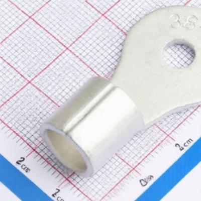 China Copper circular bare terminal JIDC RNB38-6L designed for wire sections 2.5 to 6 millimeters and stud sizes for sale