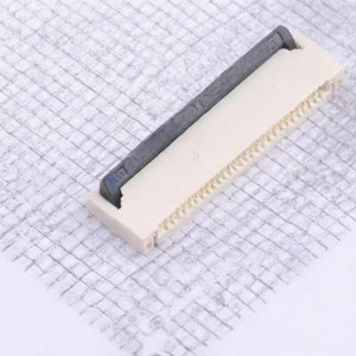 China FFC FPC Flat Cable Connector Locking Type JUSHUO AFC24-S30FIA-HF Halogen Free Electrical Performance for sale