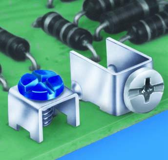 China Stable no rock design screw terminals Keystone 7690-4 with binding screw positioned above board level for sale