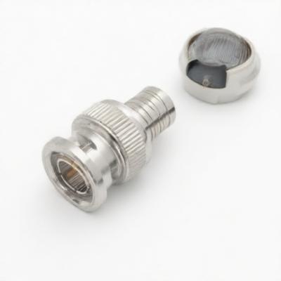 China High Reliability BNC M Connector L-com BAC042 for RG6-Q Plenum Cable Featuring Brass Body Material for sale