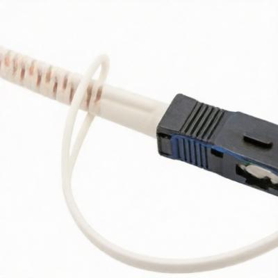 China Economy simplex SC to SC multimode fiber optic patch cable L-com FOC-SCMM-V-S30FB with 3.0mm diameter cable for sale