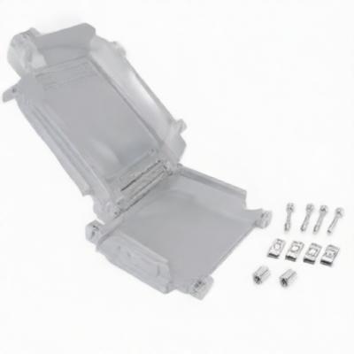 China Durable Gray ABS Plastic Adapter Cover L-com DHP25G for DB25 and 44 Position D-Sub Connectors Housing for sale