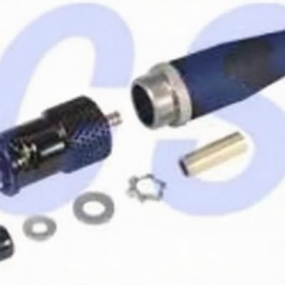 China Locking style multimode fiber optic connector assembly L-com FOC-RSTMMLN2 for 2.0 to 2.5 millimeter cable diameter range for sale