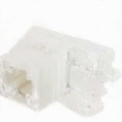 China Category 5E RJ45 jack L-com RJTLC5E-WT white color designed for telecommunication and modular wiring for sale