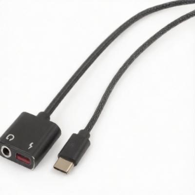 China USB C to 3.5mm Audio Adapter L com USBC35MMAD TP with Tested Electrical Performance and Black Jacket for sale