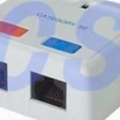 China Surface mount box with RJ45 RJ45 configuration L-com SMB4545-W white color tri directional cable entry for sale