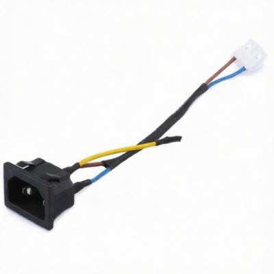 China Wiring assembly including AC socket and ring terminals Legion RT-C14-L00B-AA-13 for electrical device integration for sale