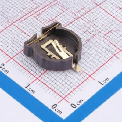 China Durable 2 Pin Battery Holder with PPS Housing Lian Xin Technology XDCR 1220 006 Surface Mount Design for sale