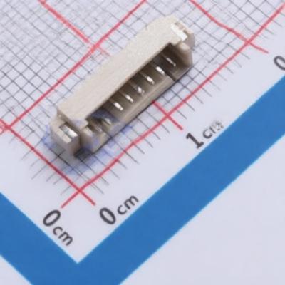 China Compact right angle surface mount connector MX1.25mm-8P-WT with 8 poles and high temperature plating for sale