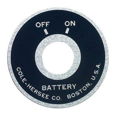 China Littelfuse 82065 manual battery disconnect switch faceplate designed for marine and mining applications for sale