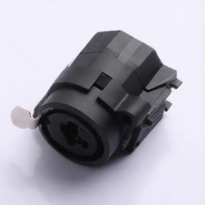China Durable Audio Connection Component Cannon XLR Socket Minlenda MLD-XLR-26AP-7P-N3B Professional Grade for sale