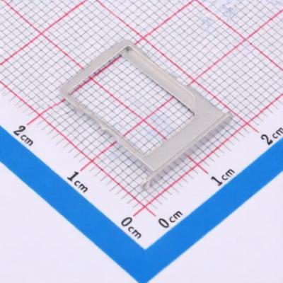 China Silvery White Micro SIM Card Tray with Card Cover Model MUP C7902-32 Process Compliant Product for sale
