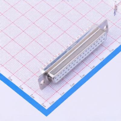 China D SUB PCB Female Connector Nextron Z SUBDBEF107A092 with Phosphor Bronze Contacts and Gold Plating for sale