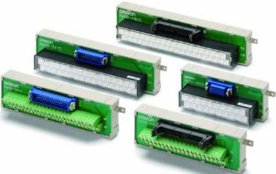 China Flat cable and multipole connector terminal block OMRON XW2B-60G5 unit for panel wiring reduction for sale