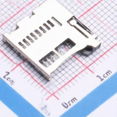 China T Flash Card Connector SHETIME TFN31-S1S1-2000-A Designed for Connection and Electrical Stability for sale