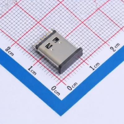 China Durable SHOU HAN TYPE-C 6PLCH10.5 073 connector designed for DC 5V 3A power and data transmission applications for sale