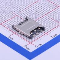 China NANO-SIM Socket with Push-Pull and Lateral Operation for Reliable Performance and RoHS Compliant for sale