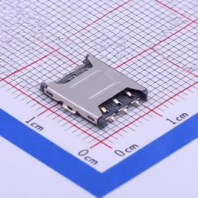 China NANO-SIM Socket with Push-Pull and Lateral Operation for Reliable Performance and RoHS Compliant for sale