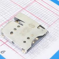 China Micro SIM and Nano SIM Card Socket SOFNG SIM-002-A7 with Push Push Hot Pluggable Surface Mount Design for sale