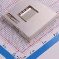 China Push-Pull Operation Memory Card Socket with Surface Mount (SMT) and Precision Design for SD Cards for sale