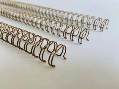 China Nylon Coated Steel 6.4-44mm Double Loop Binding For Notebooks And Calendars for sale