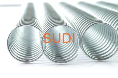 China Matt Silver Aluminium Pitch 6mm Twin Loop Binding Wire for sale