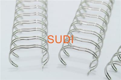 China Coated Steel 2:1 Pitch 41.27mm  Wire Spiral Binding Coils for sale