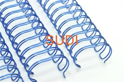 China 2:1 Pitch Inner Diameter 16MM-44MM Blue Spiral Coil Binding Supplies for sale