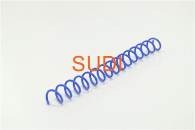 China Blue Color PVC 2.79mm Plastic Spiral Binding Coils for sale