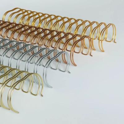 China 25.4mm Nylon Coated Double Loop Binding Wire For Picture Album for sale