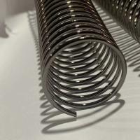China Wire Dia2.0mm Electroplating Black Spiral Binding Coils for sale