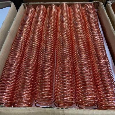 China 1-1/8 Inch Metal Spiral Binding Coil 2.0MM Wire Diameter, Used For High-End Notebooks for sale