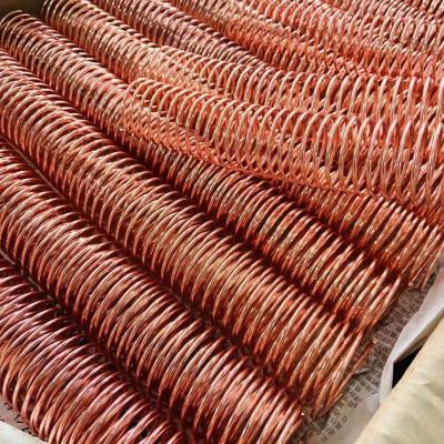 China 40mm Metal Book Binding Coils With Electroplate Finish for sale