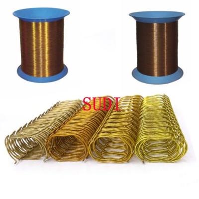China Golden 44.45mm Double Wire O Binding 3/4 Inch For Brochure Notebooks Textbooks for sale