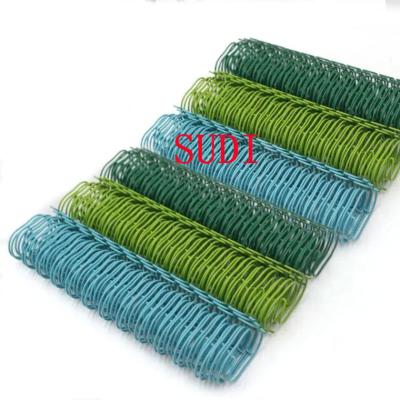 China Notebooks Colored 1/4 inch Double Loop Binding Nylon Coated Steel 4.8mm for sale