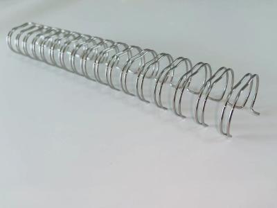 China 7/8 Inch Plated Coil Spiral Book Binding Steel Wire 20.6mm Thickness for sale