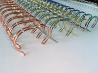 China High Grade Single Loop Wire Electroplated , 50mm Coated Binding Wire for sale