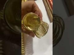 Spot Inner Diameter 19MM Gold-Plated Wire Binding Coil Spiral Coil Suitable For Notebook