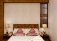 China Asian Style Embossed White Wallpaper , Waterproof Leaf Pattern Wallpaper for sale