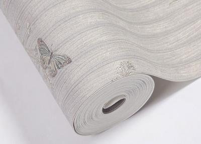 Cina Farfalla lavabile rustica smontabile del vinile con la carta da parati del fiore per la camera da letto in vendita