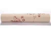 China 0.53*10M Removable Rustic Style Wallpaper , Embossed Floral Pattern Wallpaper for sale